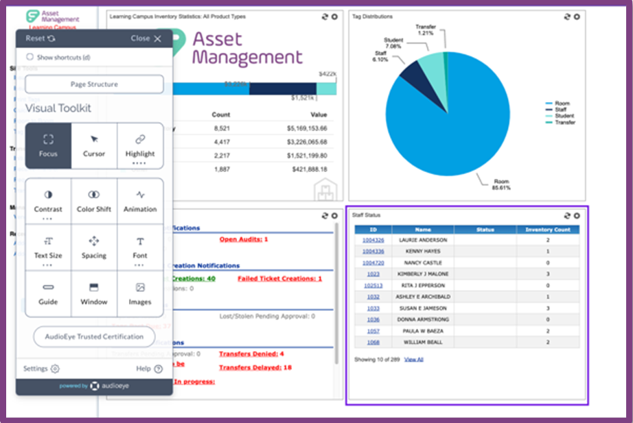 AudioEye Release for Help Desk (GetHelp) – Frontline Inventory & Help ...