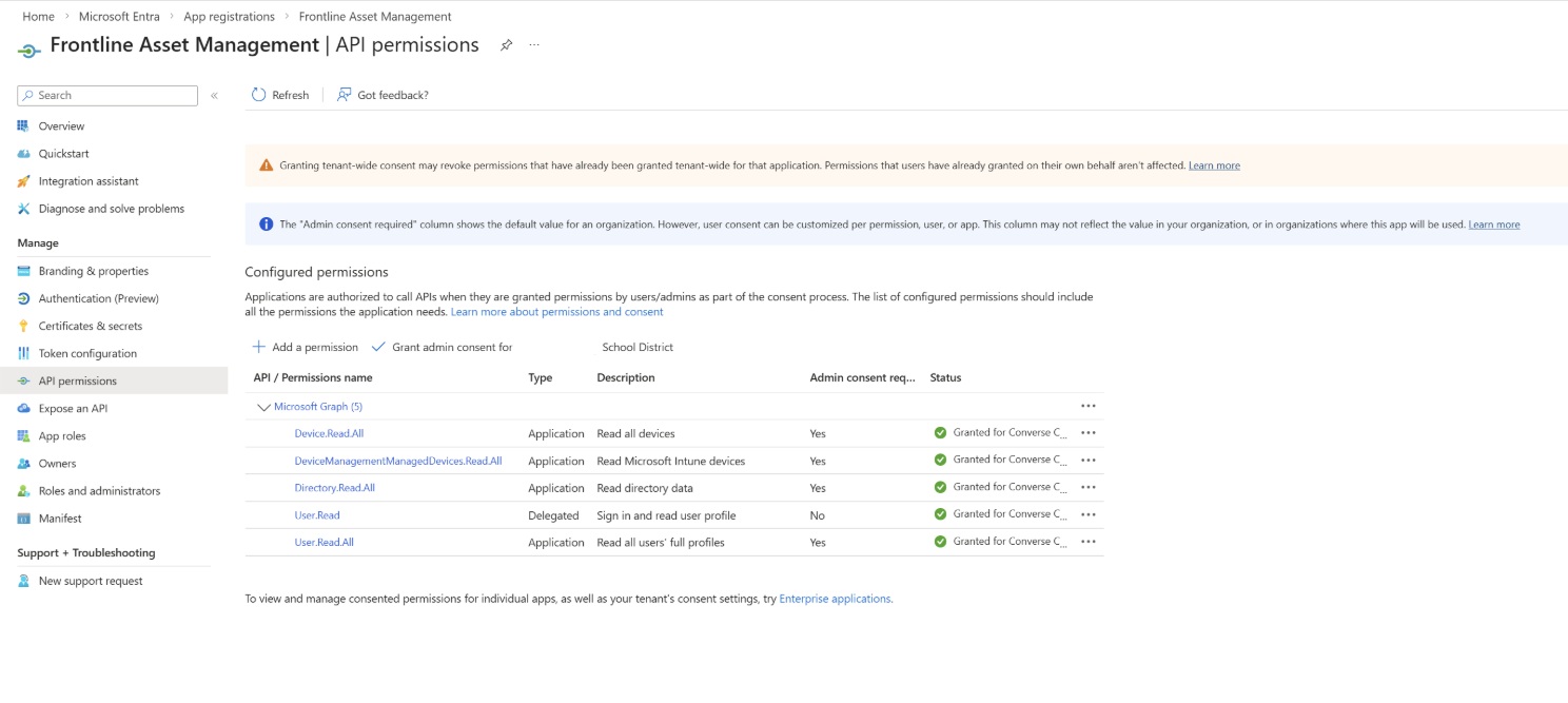 Provisioning Asset Management in Microsoft Intune – Frontline Inventory ...